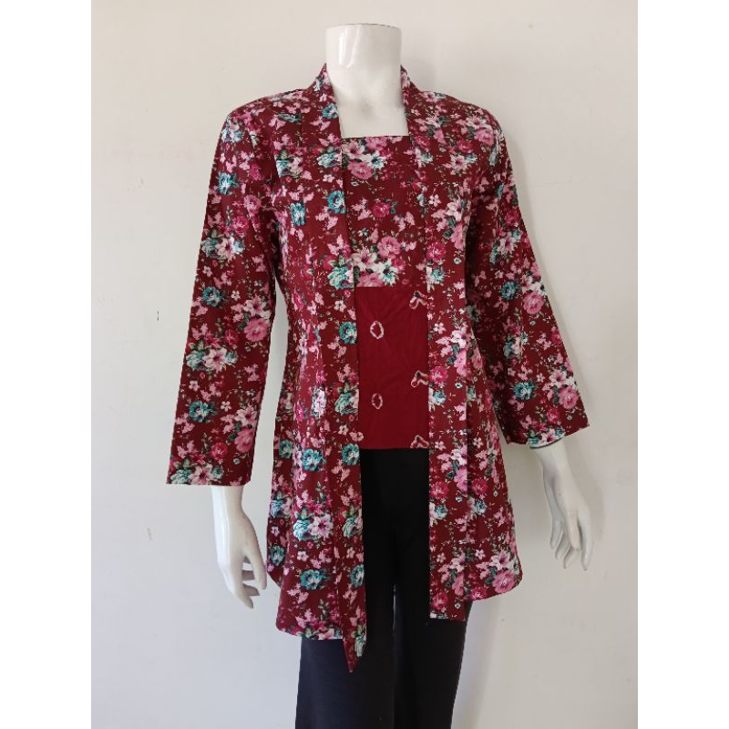 Jual Kebaya bunga mix angkin | Shopee Indonesia