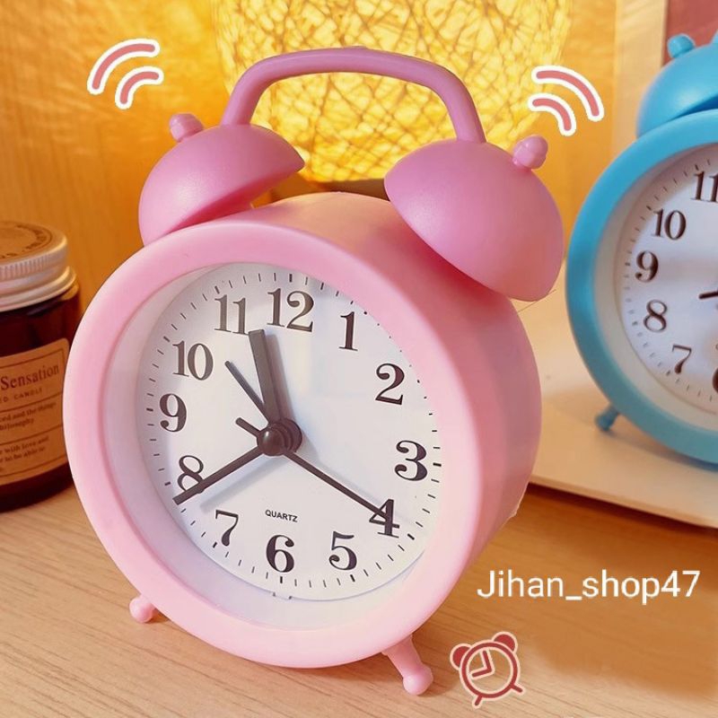 Jual Jam Weker Jam Meja Murah Alram Aesthetic Dekorasi Kamar Tidur Free ...