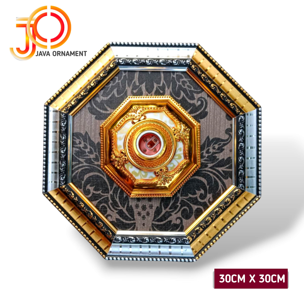 Jual fiting lampu plafon pvc rumah minimalis ukuran 30cmx30cm / ornamen ...