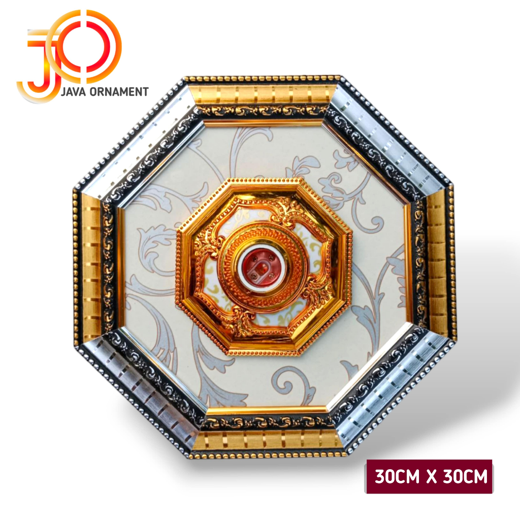 Jual fiting lampu plafon pvc rumah minimalis ukuran 30cmx30cm / ornamen ...