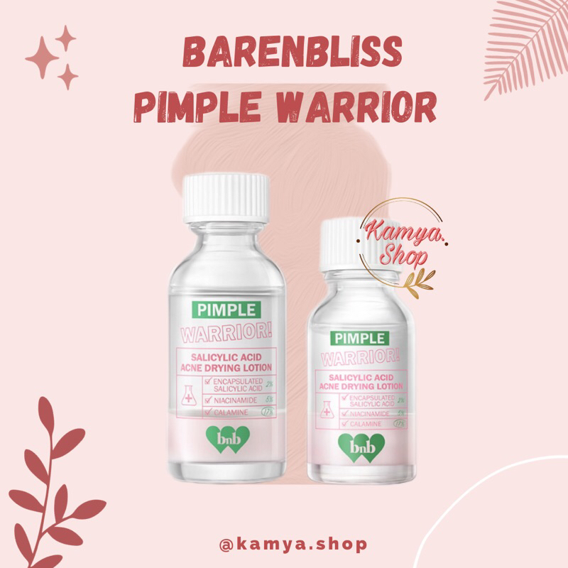 Jual Barenbliss - Pimple Warrior Salicylic Acid Acne Drying Lotion ...