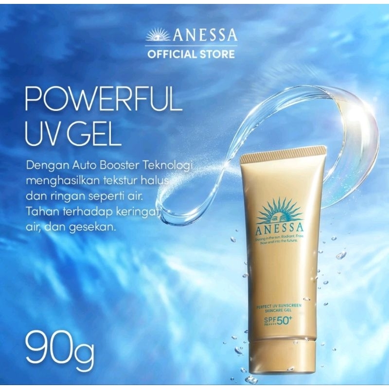 Jual Anessa Perfect UV Sunscreen Skincare Gel 90ml | Shopee Indonesia