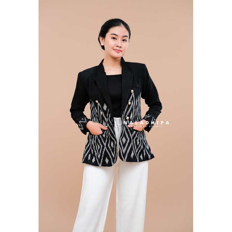 Jual Naladhipa Baju Tenun (Nirmala Blazer) Blazer Tenun Jas Tenun Jas ...