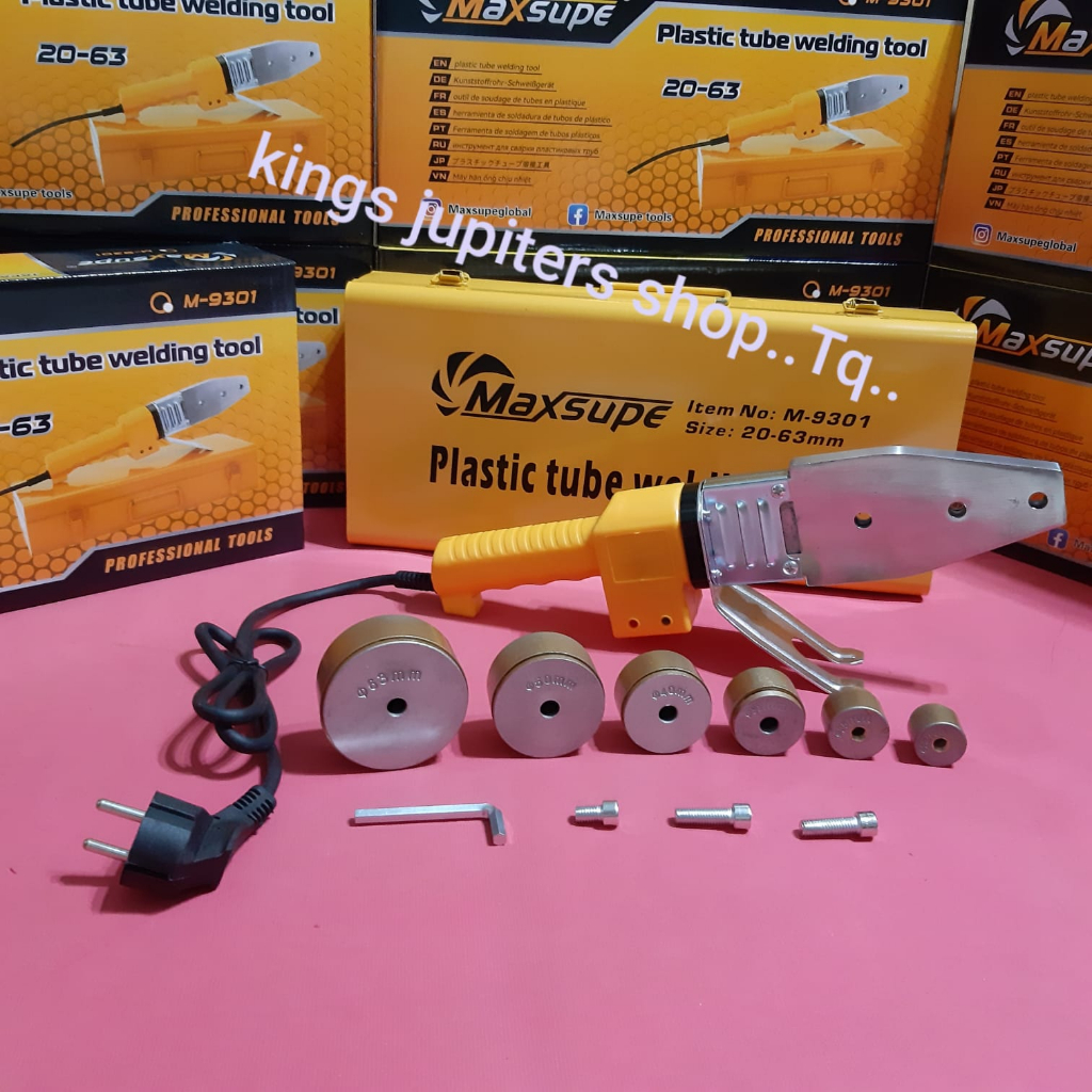 Jual Mesin las pipa 20mm sd 32mm ATAU 63mm PVC HDPE PPR PLASTIK MAXSUPE ...