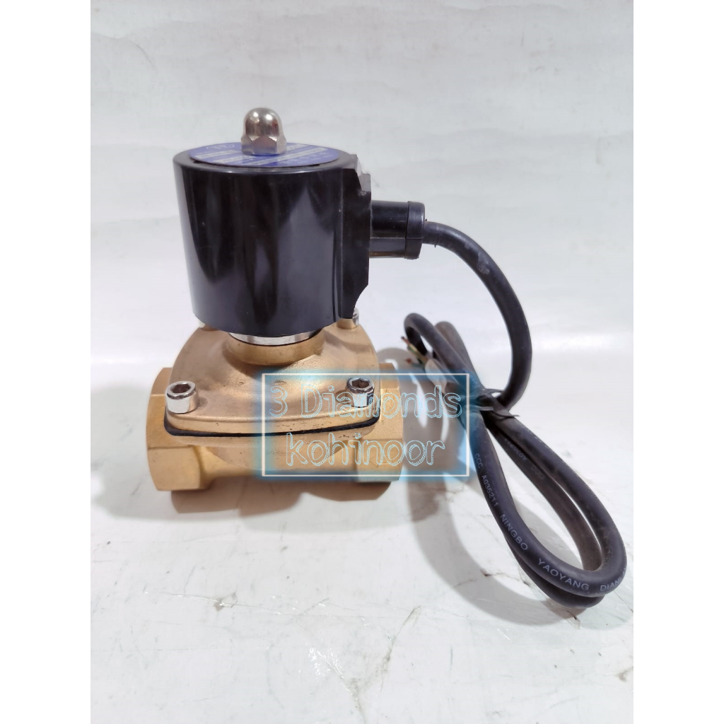 Jual SOLENOID VALVE 2W-400-40 DC24V 1 1/2" NORMALY CLOSED | Shopee ...