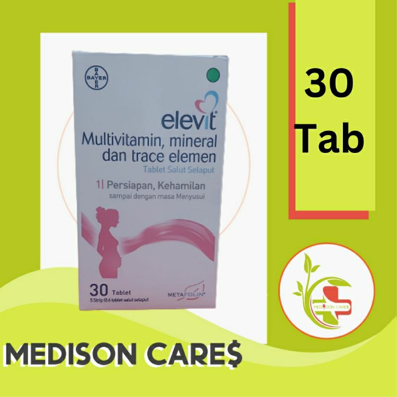 Jual elevit multivitamin persiapan - kehamilan - menyusui ORIGINAL ...