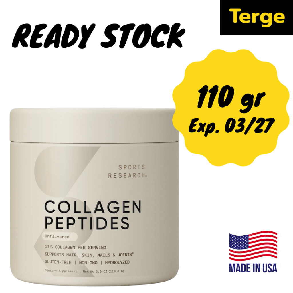 Jual Kolagen Sports Research Collagen Peptides Hydrolyzed Type I & III ...
