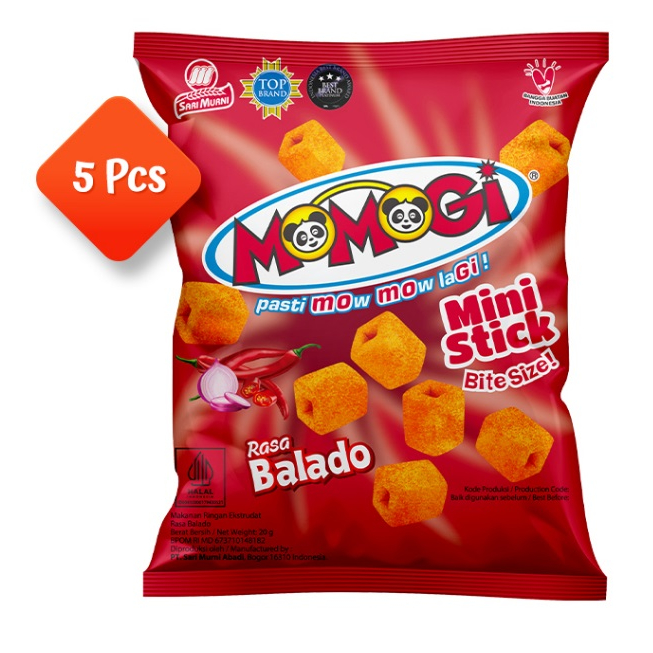 Jual MOMOGI 2000 MINI STICK BITE DAN SHAPE SIZE 20 gr - PACK | Shopee ...