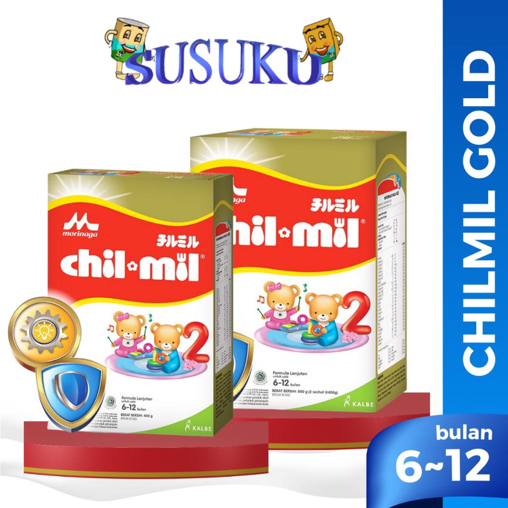 Jual Morinaga Chil Mil Gold Susu Formula Bayi 6-12 bulan 400gr/800gr ...