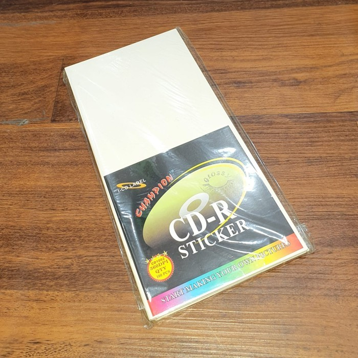 Jual cd label hvs champion / stiker label cd hvs | Shopee Indonesia