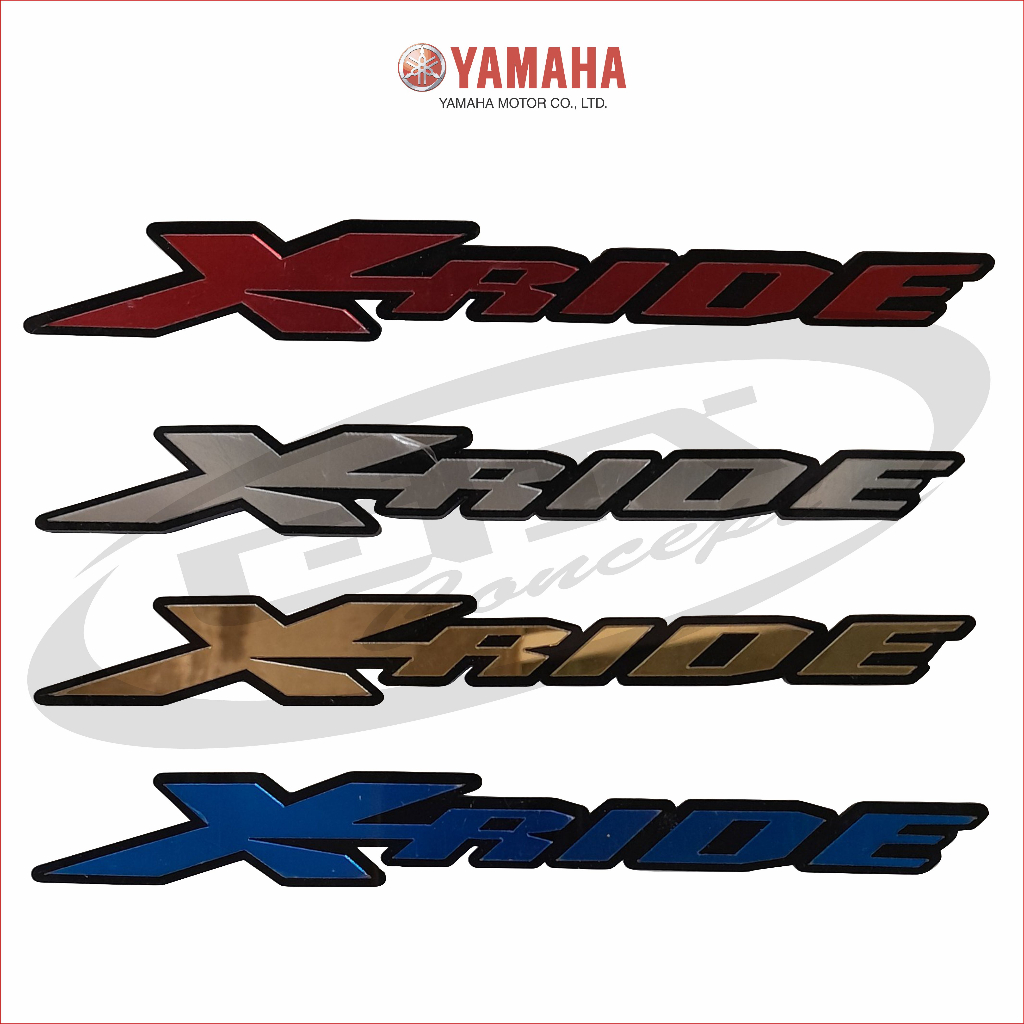 Jual Emblem Yamaha XRIDE Timbul Logo Motor 3D Akrilik Variasi bukan ...
