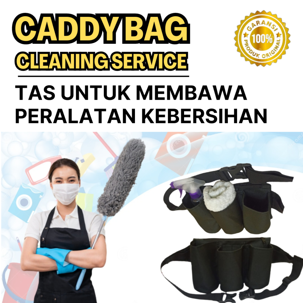Jual tas cleaning service pinggang pria wanita untuk membawa alat ...