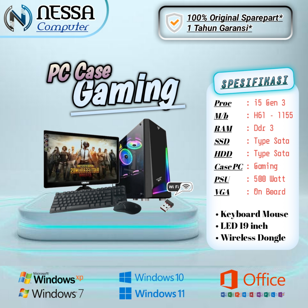 Jual Paket Komputer / PC Rakitan Core i5 3470 Fullset Siap Pakai | Shopee Indonesia