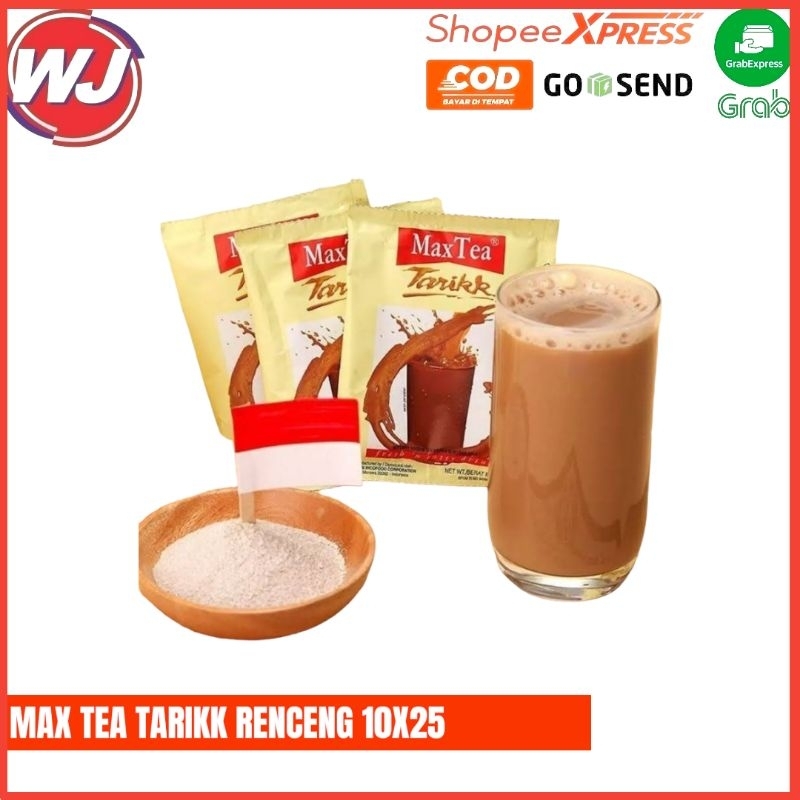 Jual MAX TEA TARIKK RENCENG 10X25g | Shopee Indonesia