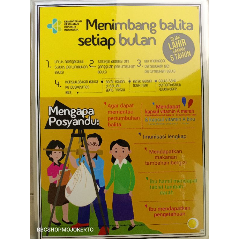 Jual (209) POSTER KESEHATAN MENIMBANG BALITA SETIAP BULAN | Shopee ...