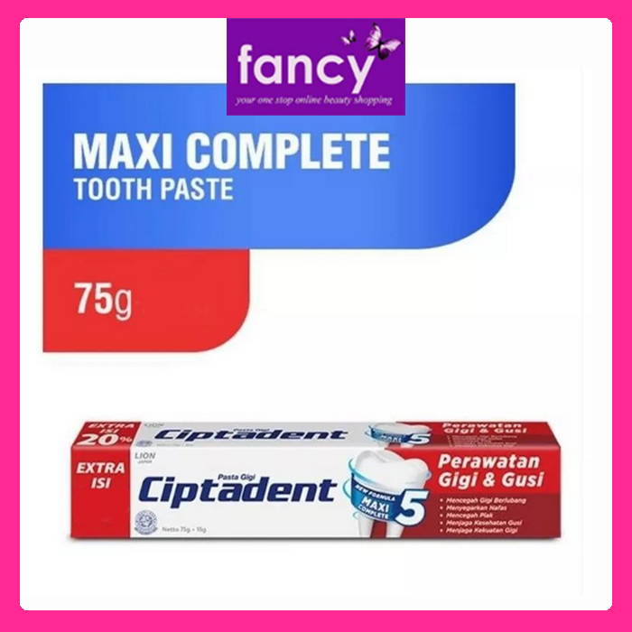 Jual Ciptadent Pasta Gigi 75 gr MAXI COMPLETE ORI / FRESH MINT / COOL ...