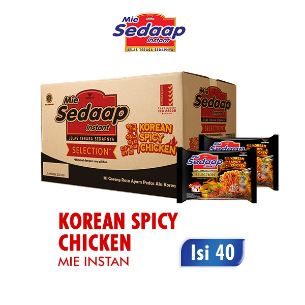 Jual SEDAAP Mie Instan Korean Spicy Chicken Bag Box Isi 40 pcs | Shopee Indonesia