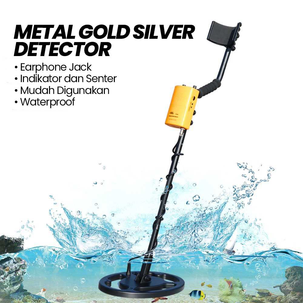 Jual Pendeteksi Logam Metal Gold Silver Detector Finder - ST944 - Black ...