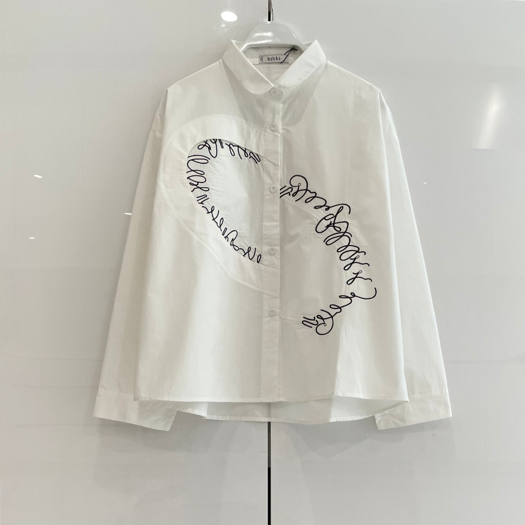 Jual Cursive Shirt // Kemeja Wanita XL // PREMIUM [ bibbi ] | Shopee ...
