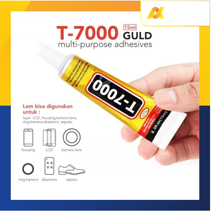 Jual Lem LCD Touchscreen Layar Casing HP Zhanlida T7000 Lem Serbaguna Hitam 15ml | Shopee Indonesia