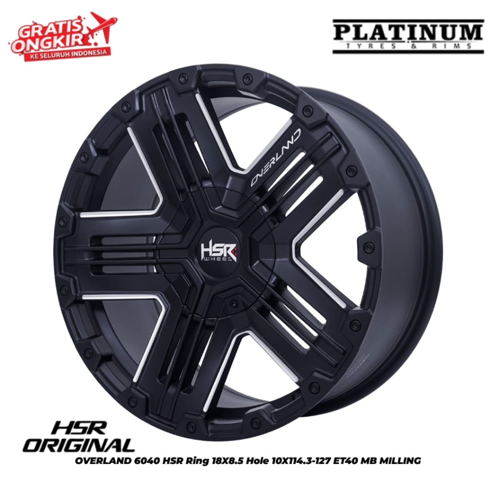 Jual VELG MOBIL SEMI OFFROAD R18 HSR OVERLAND RING18 PELEK INNOVA ZENIX ...