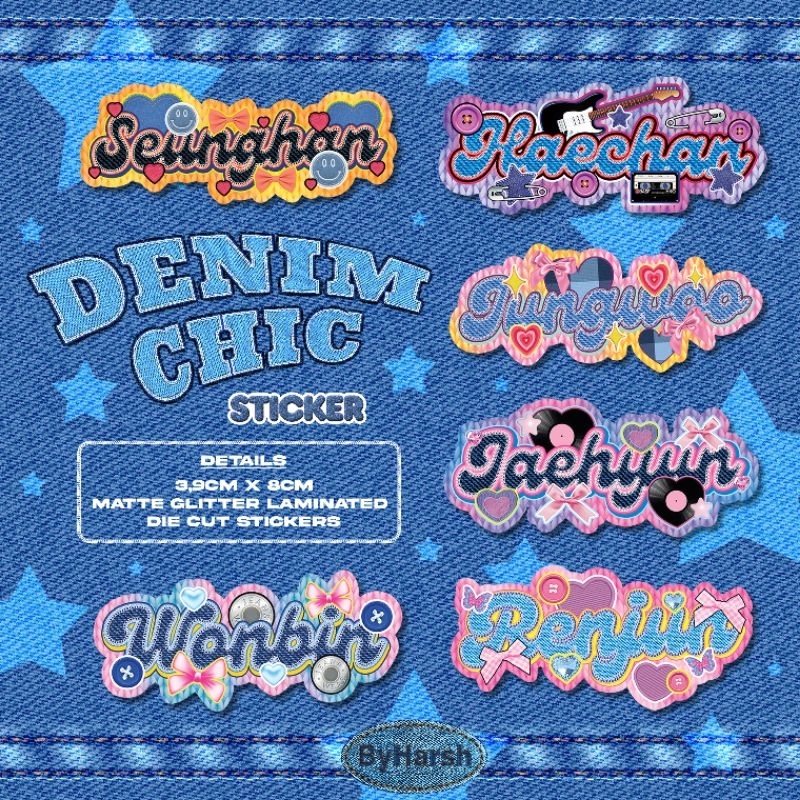Jual DeNiM CHic Stickers VOL.1 & VOL.2 | Shopee Indonesia