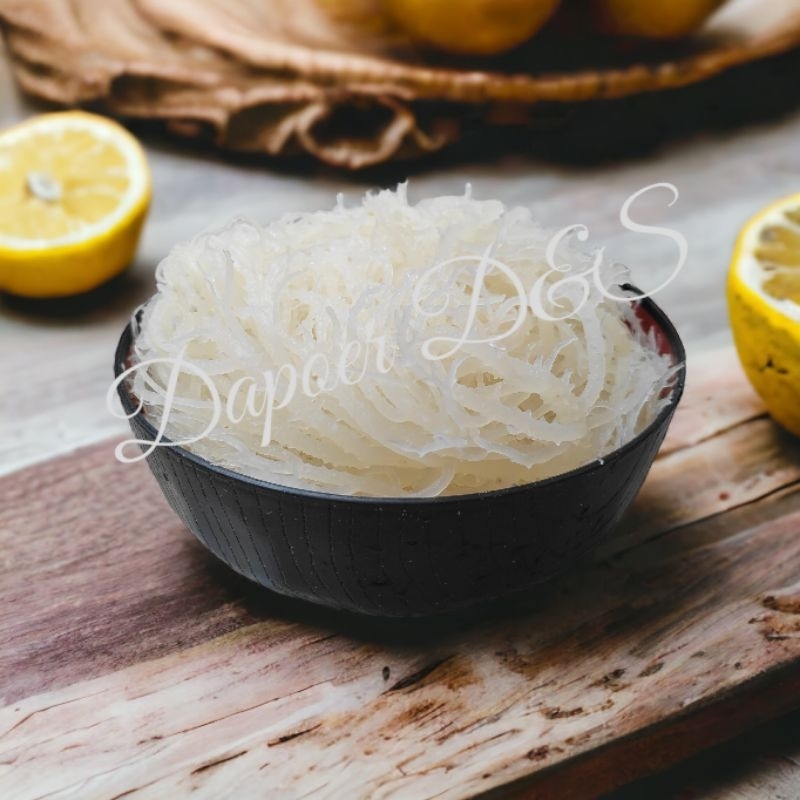 Jual 500gr Rumput Laut jelly ager laut Spinosum Putih Premium (Bukan ...