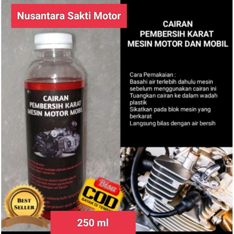 Jual Cairan Pembersih karat kerak mesin motor dan mobil / pembersih karat dan kerak mesin ...