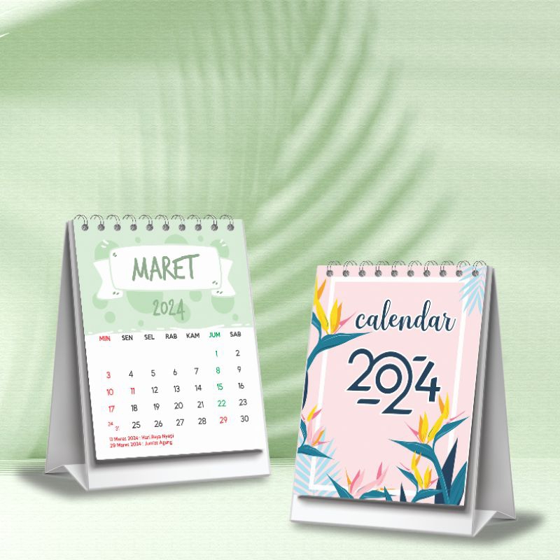 Jual KALENDER 2024 MINI - KALENDER MEJA MINI - CALENDER MEJA DUDUK 2024 ...
