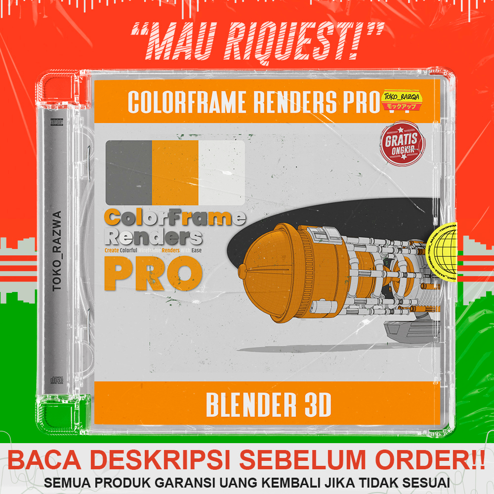 Jual Blender 3D - ColorFrame Renders Pro V4 - 260923 | Shopee Indonesia