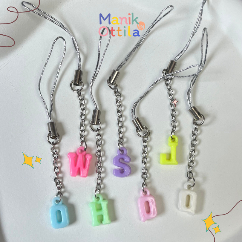 Jual Strap phone gantungan kunci case hp gantungan tas keychain nama ...