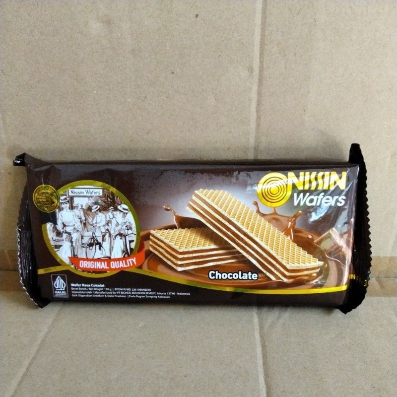 Jual Nissin wafer Chocolate 110g | Shopee Indonesia