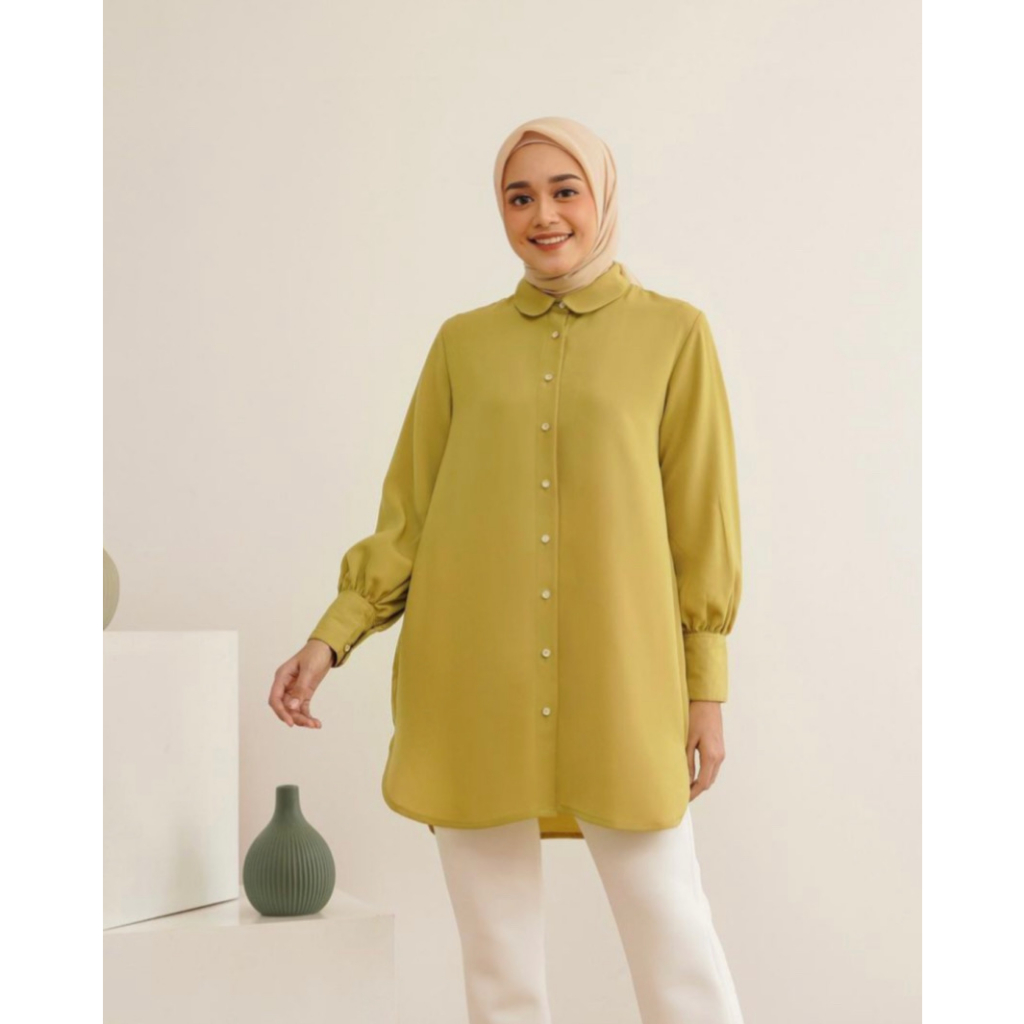 Jual Geulis.id DEWISYA TOP BASIC COLOR / KEMEJA POLOS / KEMEJA KERJA (7 ...