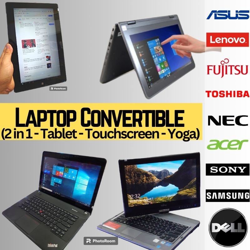 Jual Laptop touchscreen 2in1 convertible tablet Lenovo Yoga , panasonic ...