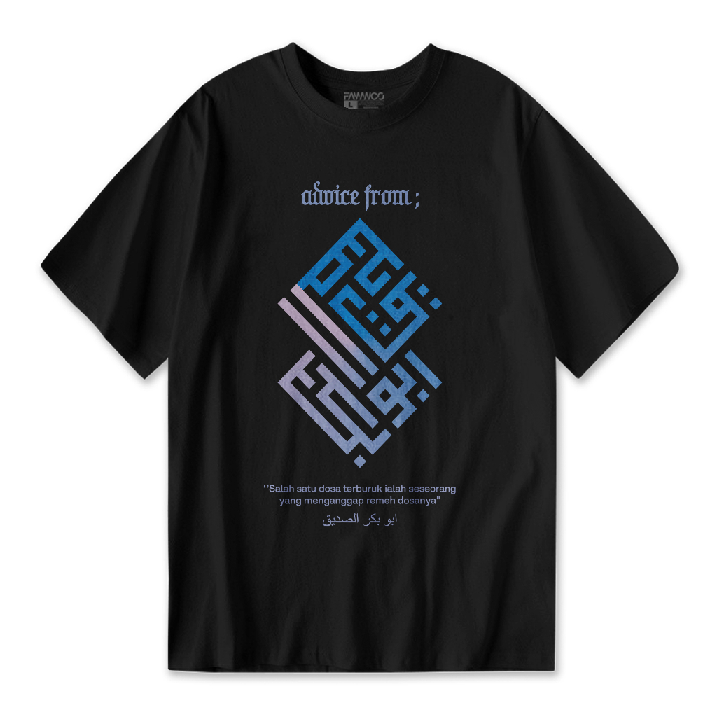 Jual ABU BAKAR KALIGRAFI SERIES FAWWCO - Kaos Dakwah Sahabat Nabi, Kaos ... Jual ABU BAKAR KALIGRAFI SERIES FAWWCO - Kaos Dakwah Sahabat Nabi, Kaos ...