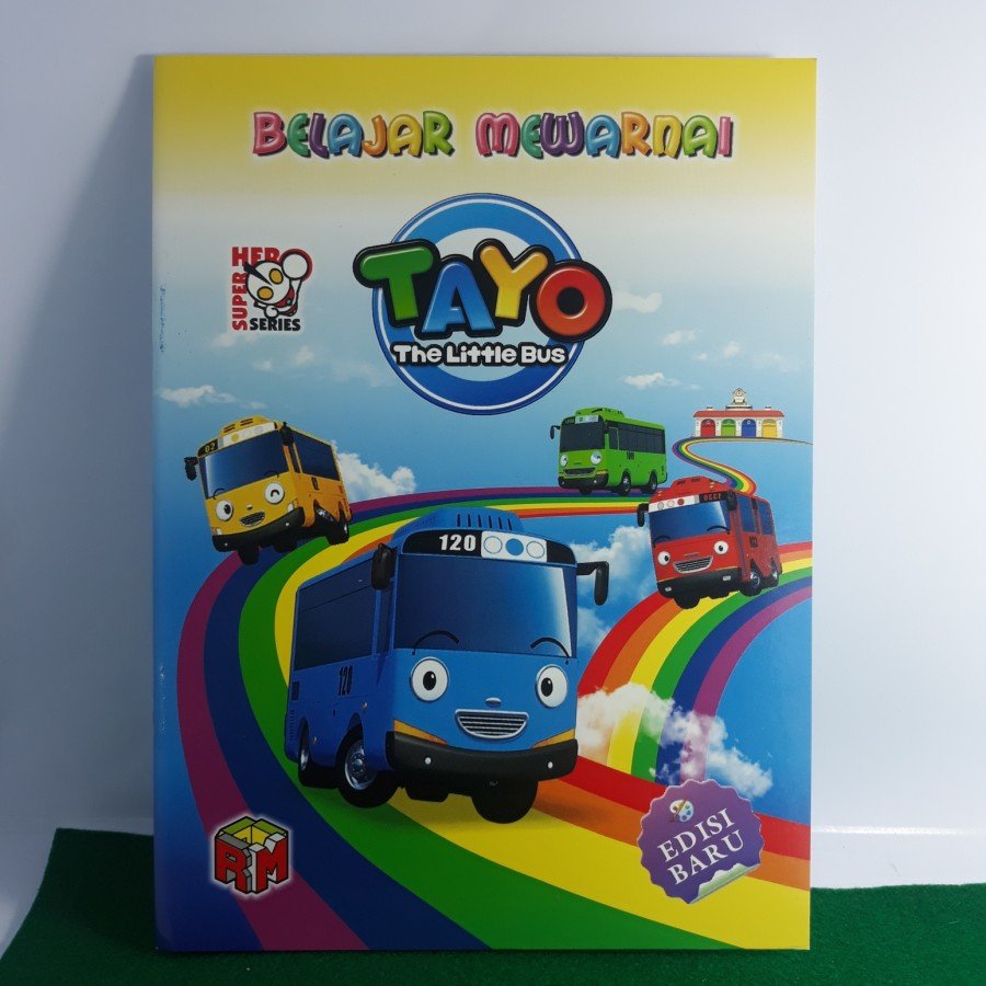 Jual BUKU BELAJAR MEWARNAI TAYO MAP PLUS BUKU ANAK | Shopee Indonesia