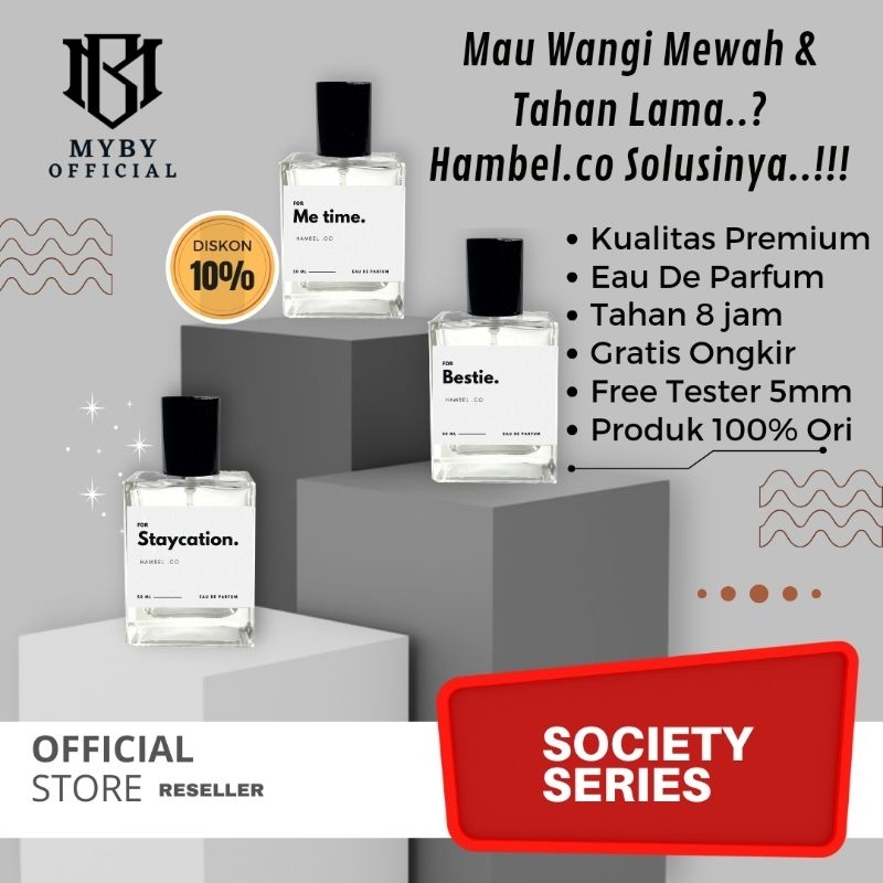 Jual FREE TESTER 5ml HAMBEL PARFUM FOR STAYCATION BESTIE ME TIME ...