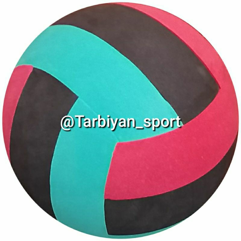 Jual BOLA SPON VOLLY (merah hitam hijau) | Shopee Indonesia