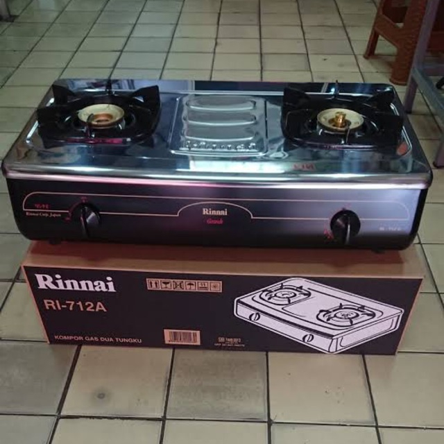 Jual Rinnai RI-712 A Kompor Gas Grande 2 Tungku Kuningan RI-712A ...