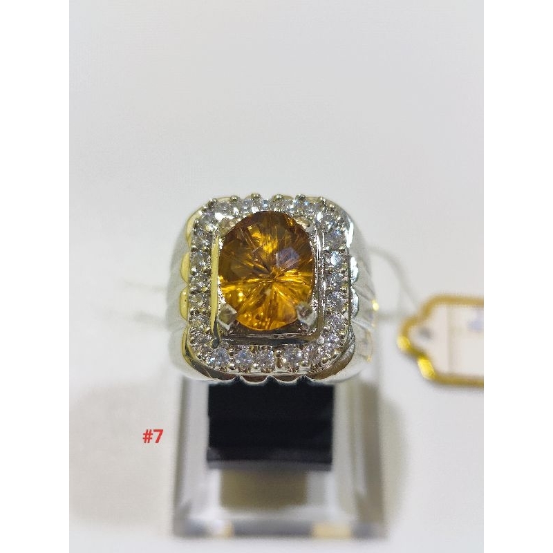 Jual batu permata natural citrin Quartz dilengkapi memo WGL | Shopee ...