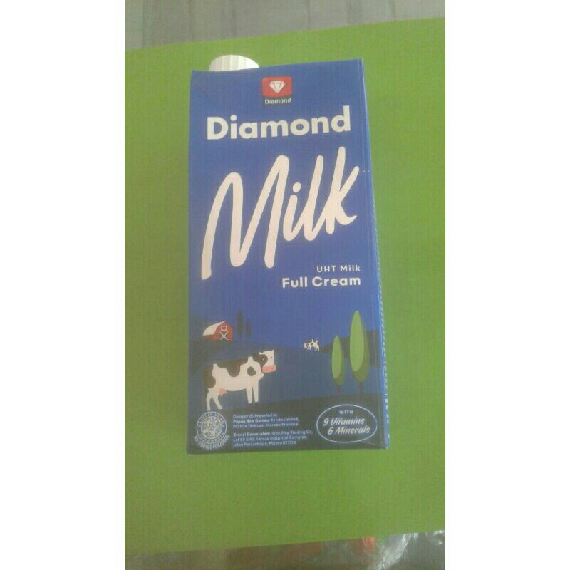 Jual Susu UHT Diamond Milk Full Cream 1000ml | Shopee Indonesia