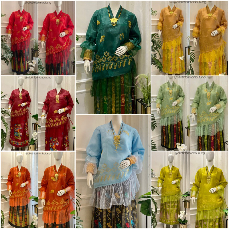 Jual BAJU BODO ORGANZA MURAH BORDIR KIPAS MIX TUTU MEWAH MAKASSAR BUGIS ...