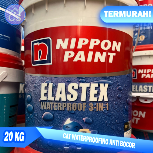 Jual NIPPON Elastex Anti BOCOR Waterproofing 1 PAIL 20KG | Shopee Indonesia