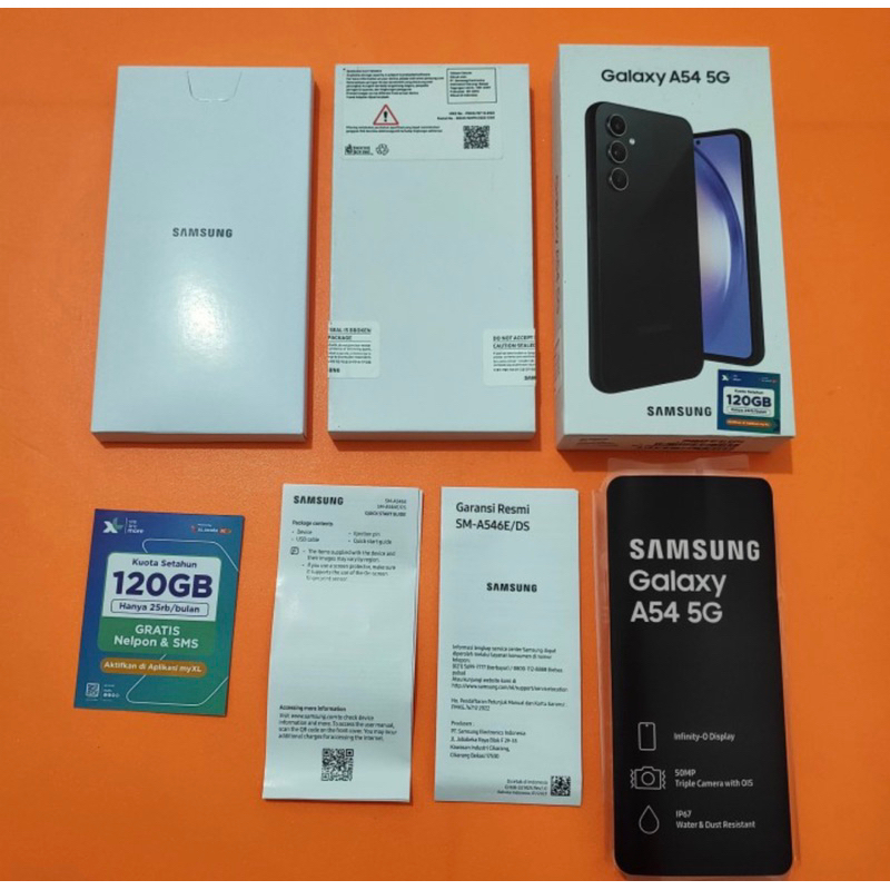 Jual Dus Box Samsung Galaxy A54 5G Graphite Resmi Sein Original Copotan ...