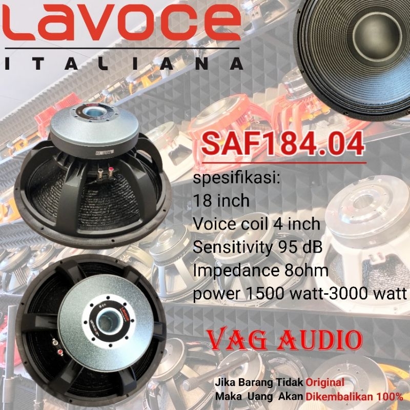 Jual SPEAKER COMPONENT LAVOCE SAF 184.04 | Shopee Indonesia