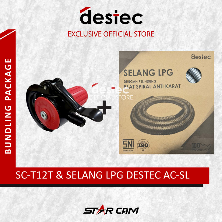 Jual Paket Bundling Regulator SC-T12T dan Selang LPG Destec AC-SL ...