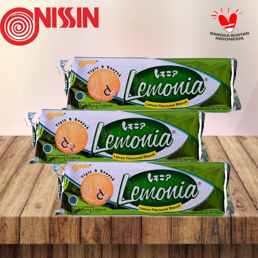 Jual Biskuit Nissin Lemonia pack 130 gr X 3 pack | Shopee Indonesia