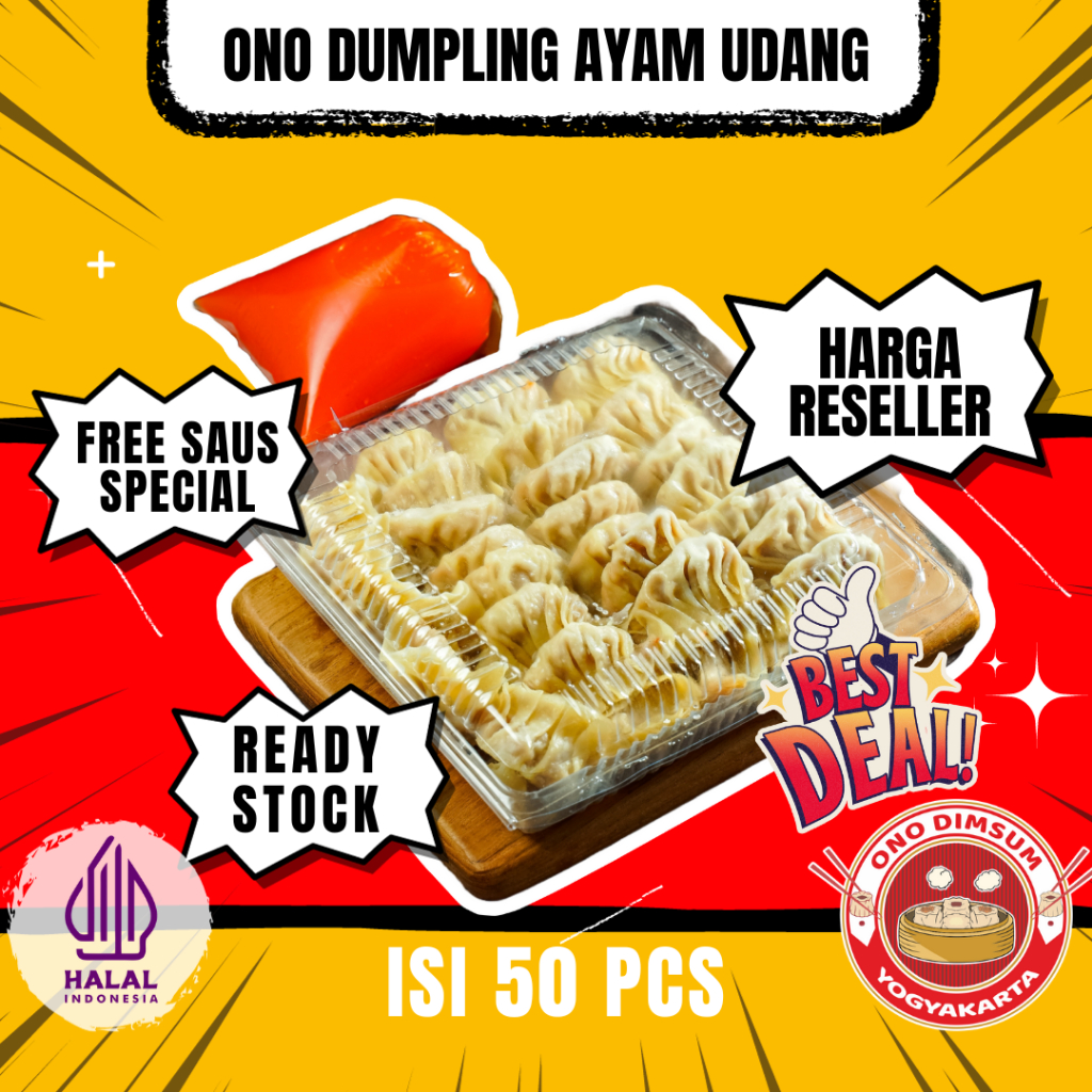Jual ONO DUMPLING AYAM UDANG | ONO DIMSUM | DIMSUM HALAL | DIMSUM ...