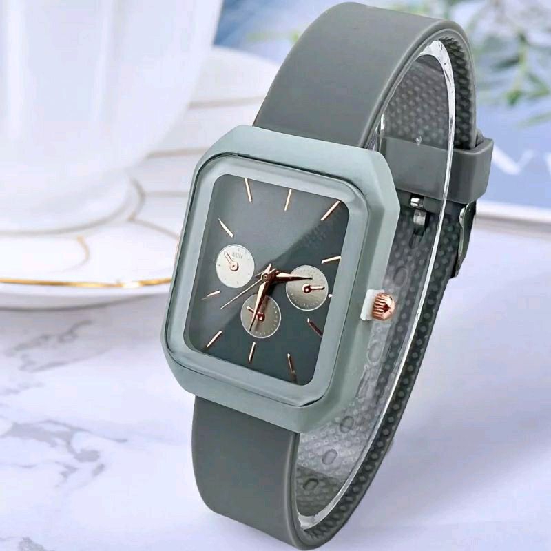 Jual JAM TANGAN WANITA KARET MURAH KEREN UNTUK CEWE TERBARU ELEGAN ...