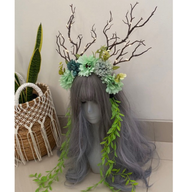 Jual Vintage Bohemian Flower Crown Bunga Bridal Shower Bridesmaid ...